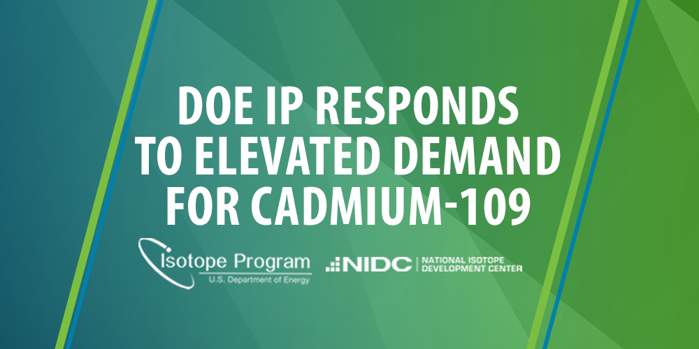 Doe Ip Responds To Elevated Demand For Cadmium 109 Nidc National